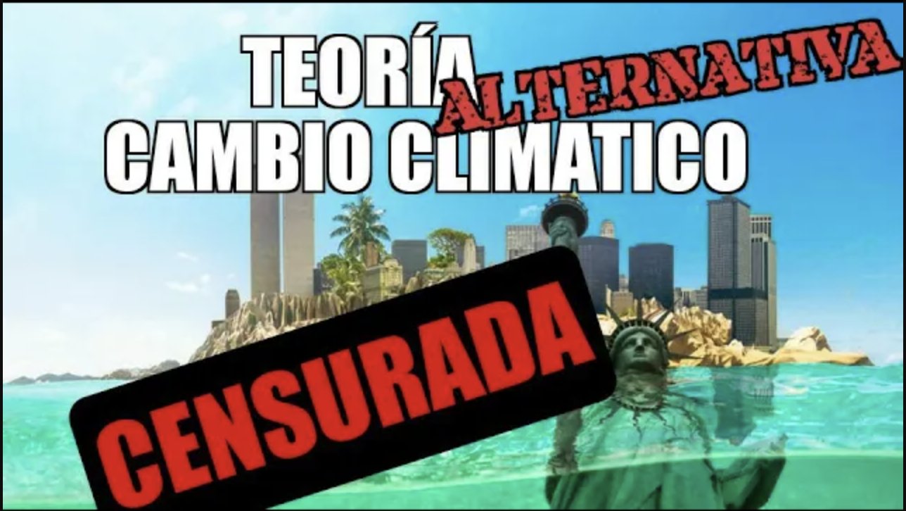 El cambio climatico no es antropogénico y no es culpa del ser humano ...